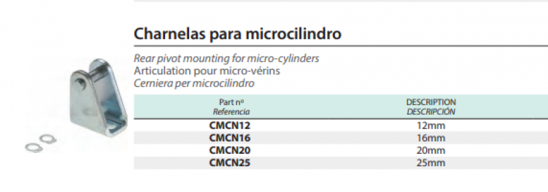 Rear pivot mounting for micro-cylinders - Vella Mechanical Services Ltd.